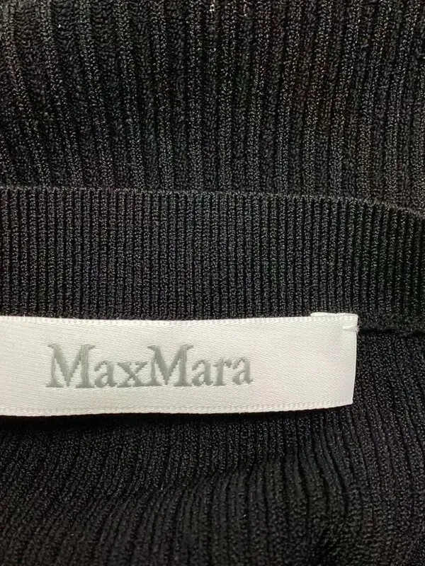 Max Mara Striped Ribbed Knit Sweater