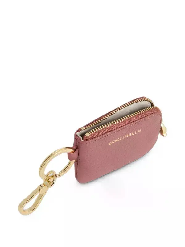 COCCINELLE C-me Softy Grained-leather Keyring