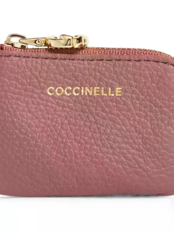 COCCINELLE C-me Softy Grained-leather Keyring