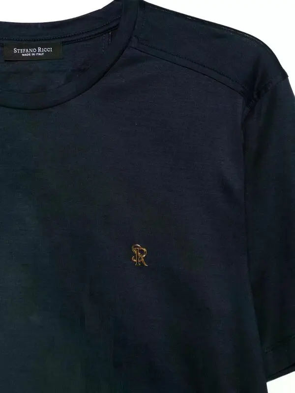 Stefano Ricci Logo-plaque T-shirt
