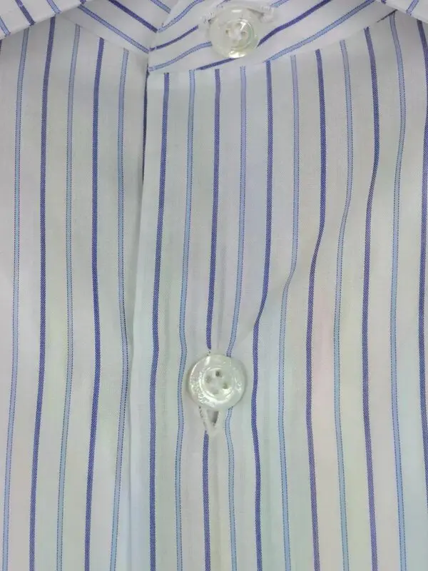 FINAMORE 1925 Vertical-stripe Shirt