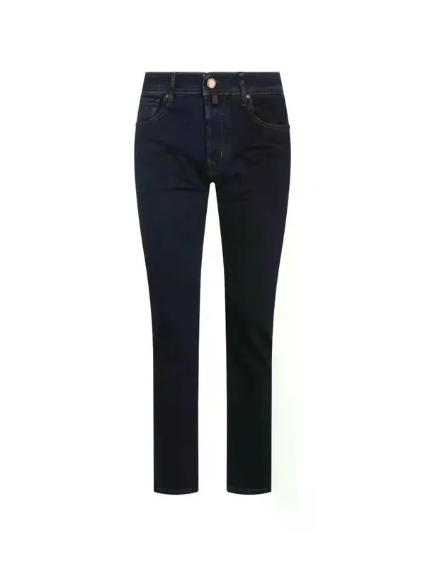 Jacob Cohen Logo-patch Slim-fit Jeans - Blue