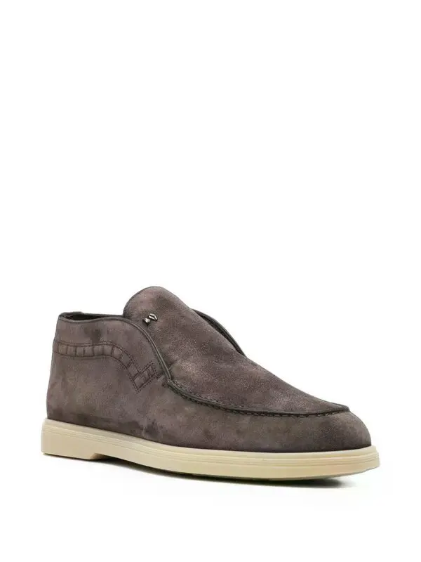 Stefano Ricci Suede Slip-on Boots - Grey