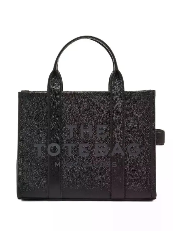 Marc Jacobs The Leather Medium Tote Bag - Black