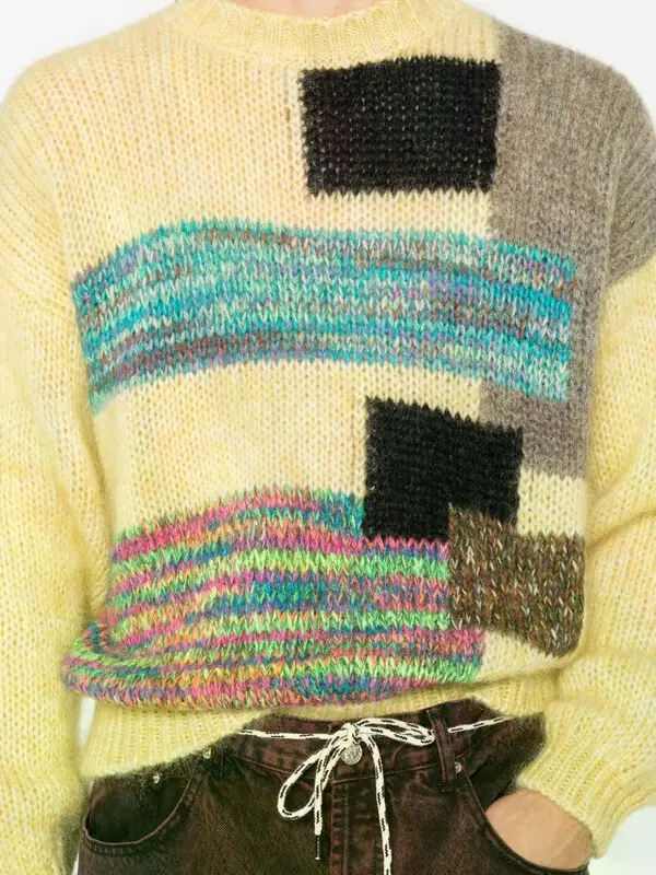 MAGLIANO Pasta Intarsia-knit Sweater