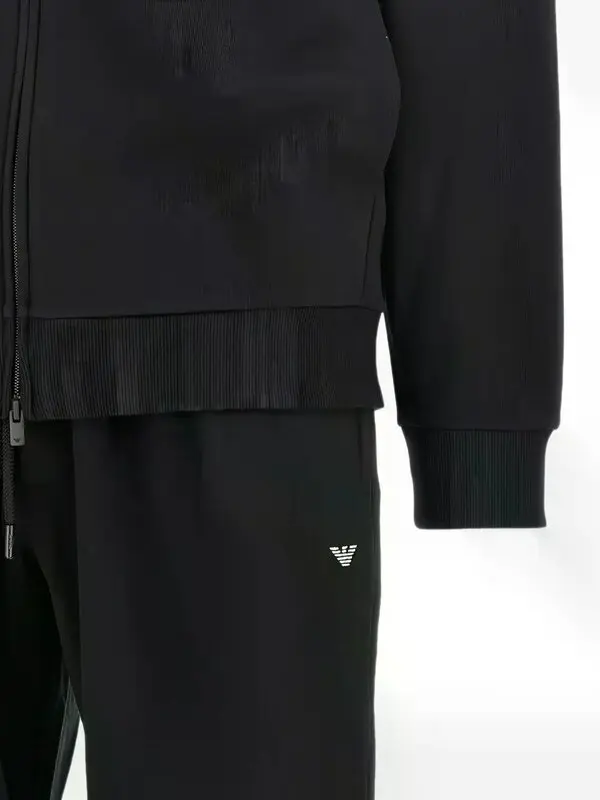 EA7 Logo-print Tracksuit - Black