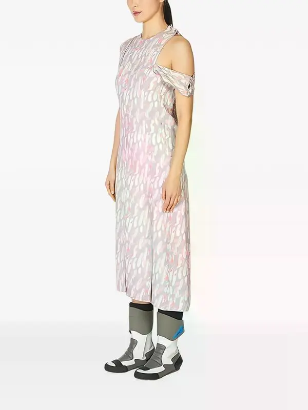 FERRAGAMO Abstract-print Midi Dress