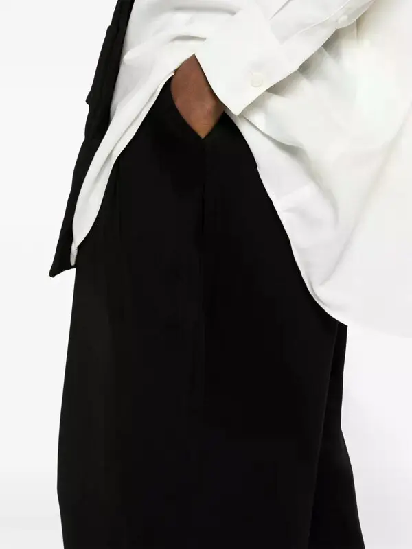 Sacai Belted Pleated Trousers