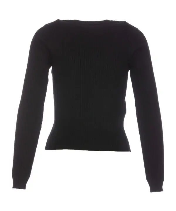 Pinko Love Birds-embossed Studded Crewneck Jumper