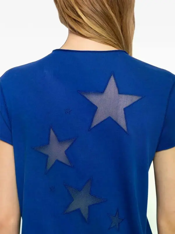 Zadig&Voltaire Fishnet Star-patch T-shirt