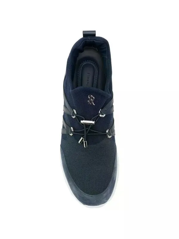 Stefano Ricci Leather-trimmed Panelled Sneakers