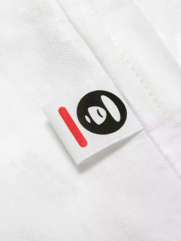AAPE BY *A BATHING APE Moonface Logo-patch Button-down Shirt