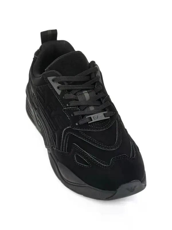 EA7 Embossed Logo Panel Sneakers
