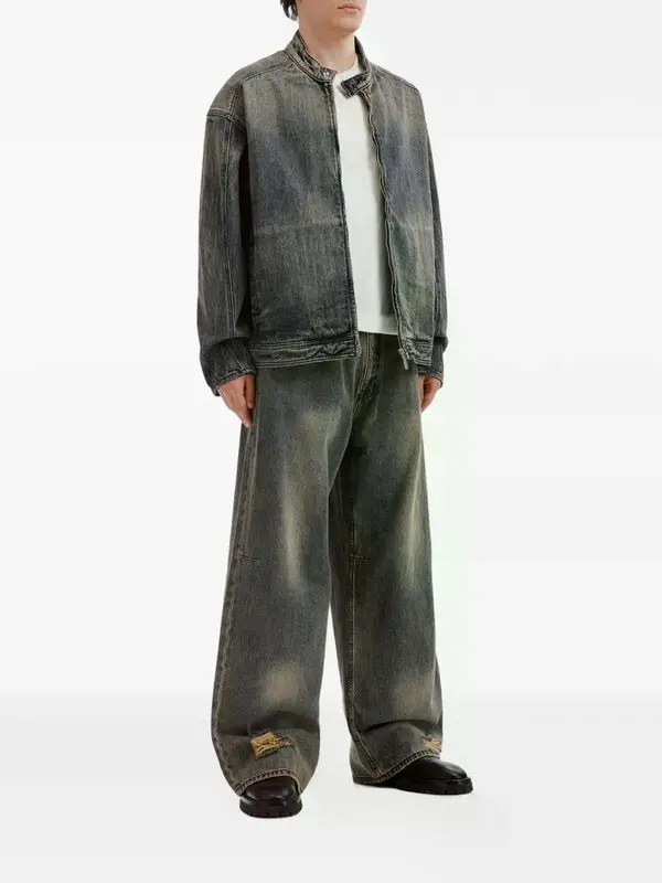 Izzue Acid-wash Denim Jacket