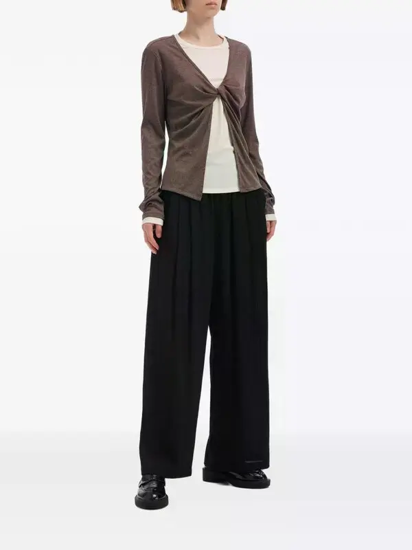 TOUT A COUP Pleated Palazzo Pants