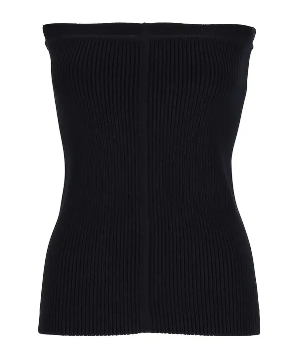 Rick Owens Strapless Knitted Bandeau Top - 09
