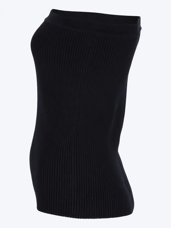 Rick Owens Strapless Knitted Bandeau Top