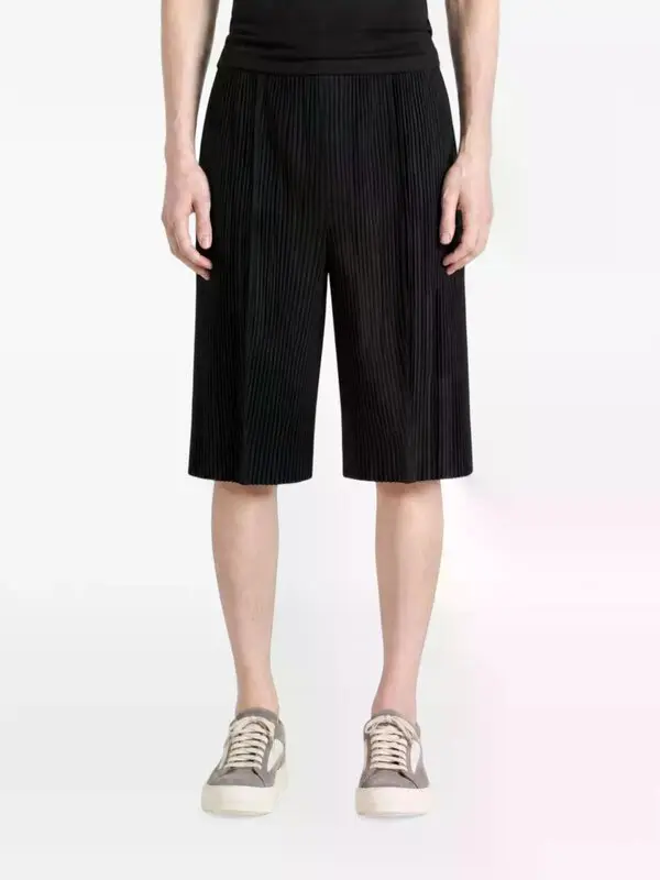 Issey Miyake Pleated Shorts - Black