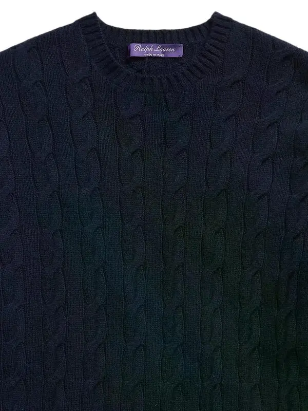 Ralph Lauren Purple Label Cashmere Cable-knit Sweater