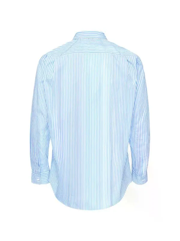 Comme Des Garçons Striped Panelled Shirt