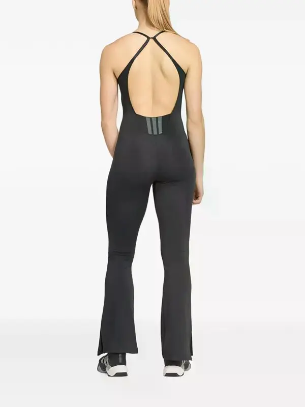 Adidas All Me Flare Open-back Jumpsuit