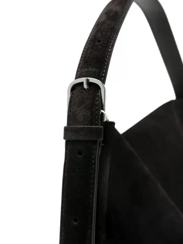 TOTEME Belted Suede Tote Bag