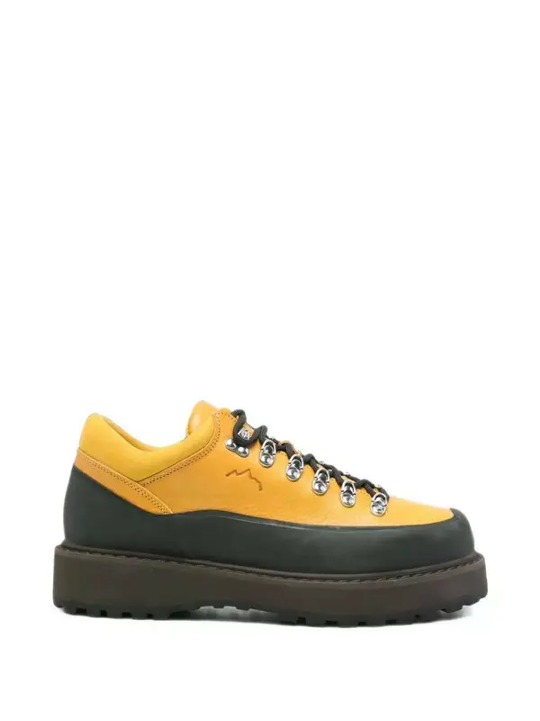 Diemme Cornaro Lace-up Leather Hiking Boots - Yellow