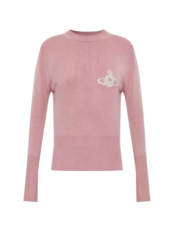 VIVIENNE WESTWOOD Orb-motif Crew-neck Sweater