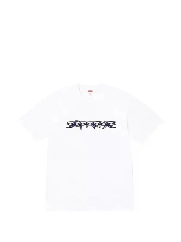 Supreme Skulls-print T-shirt - White