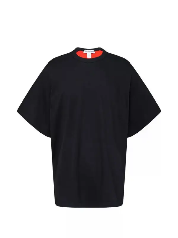 Comme Des Garçons Layered-panel T-shirt - Black