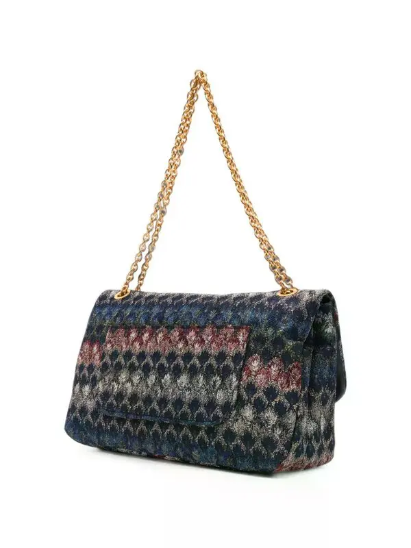 Missoni Minibutton Lace Shoulder Bag - Blue