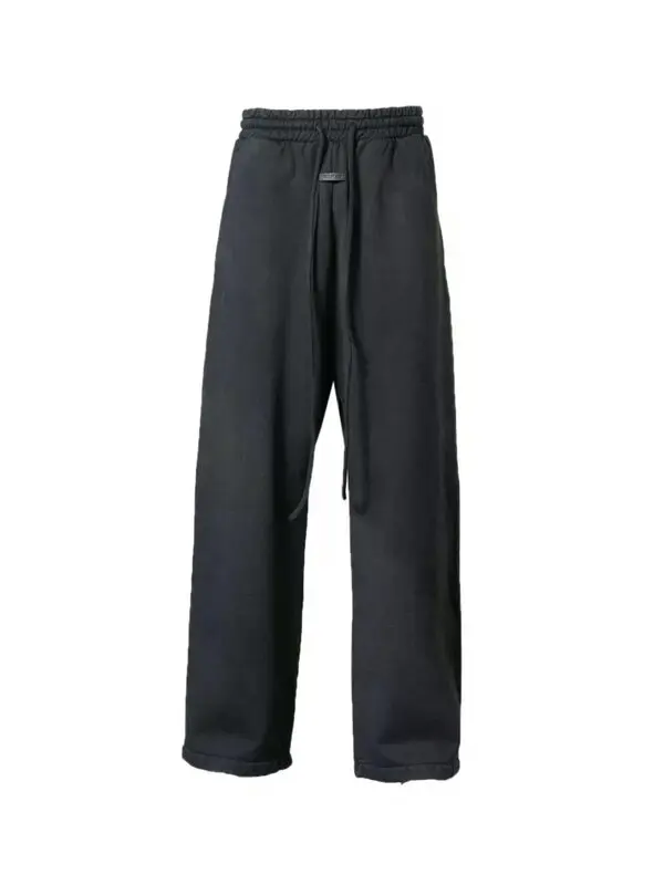 Fear Of God Wide-leg Drawstring Track Pants - Black