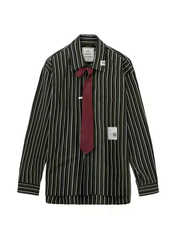 Mihara Yasuhiro Attached Tie Long-sleeve Shirt
