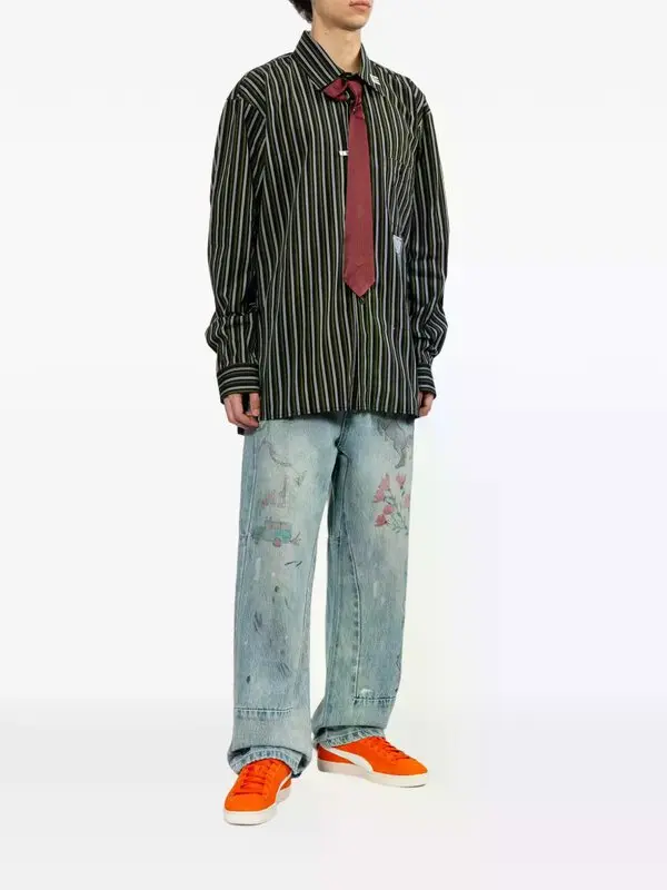 Mihara Yasuhiro Attached Tie Long-sleeve Shirt