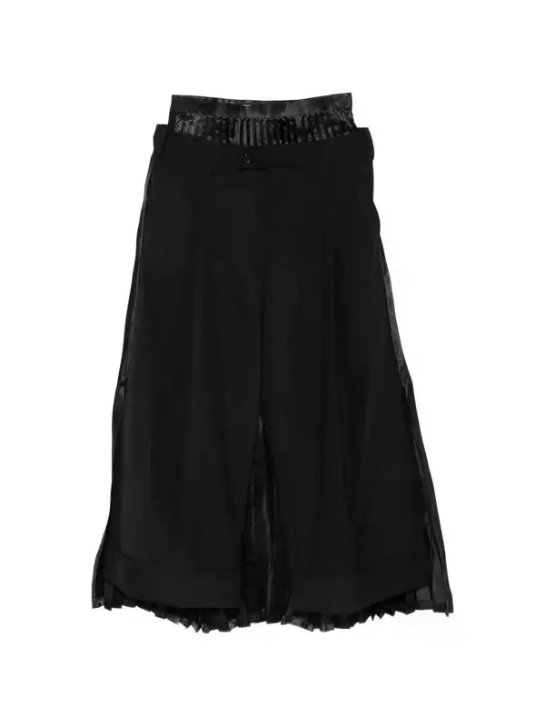 Junya Watanabe Pleated Layered Trousers