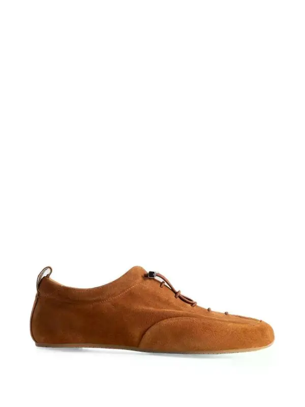 By Far Suede Lace-up Sneakers