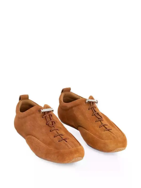 By Far Suede Lace-up Sneakers