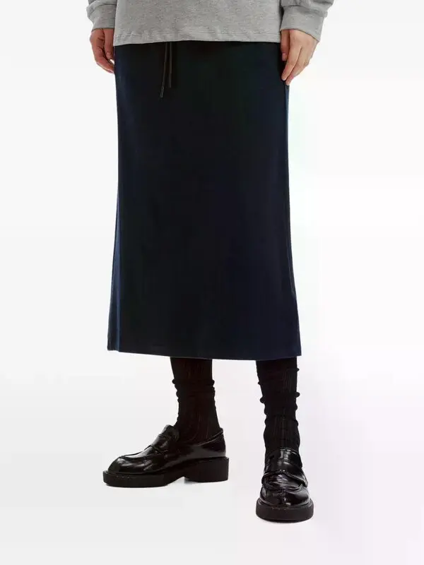 TOUT A COUP Drawstring-waist Midi Skirt