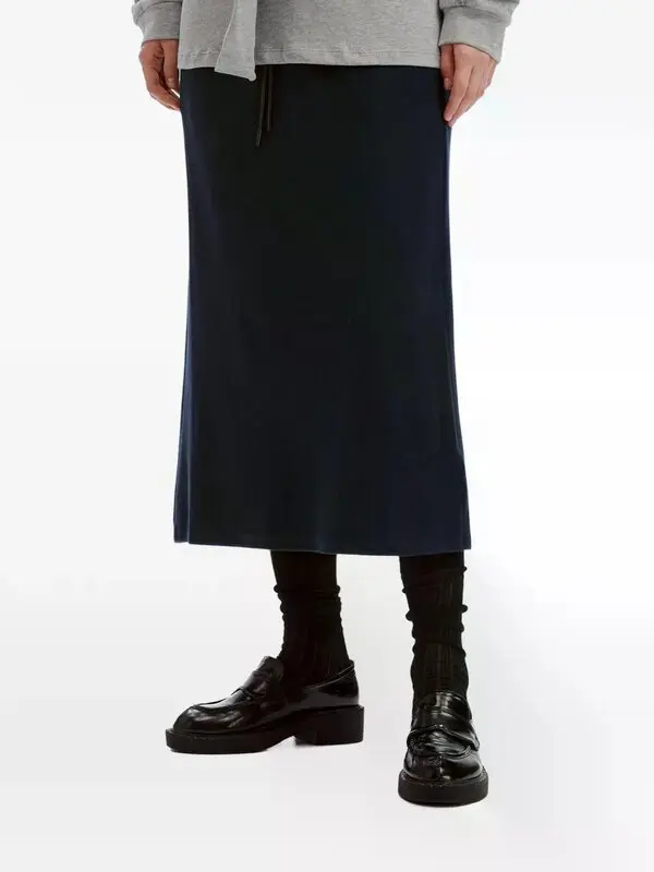 TOUT A COUP Drawstring-waist Midi Skirt