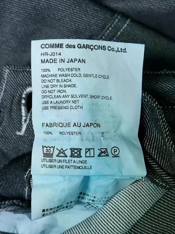 Comme Des Garçons Contrast-stitch Patch-pocket Jacket