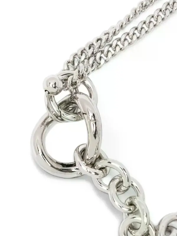 JUSTINE CLENQUET Aya Chain-link Necklace - Silver