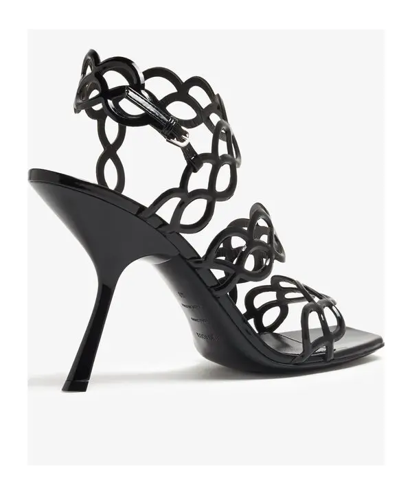 SERGIO ROSSI Sr Mermaid" 100mm Leather Sandals