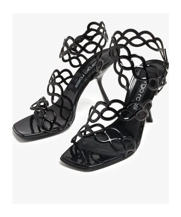 SERGIO ROSSI Sr Mermaid" 100mm Leather Sandals
