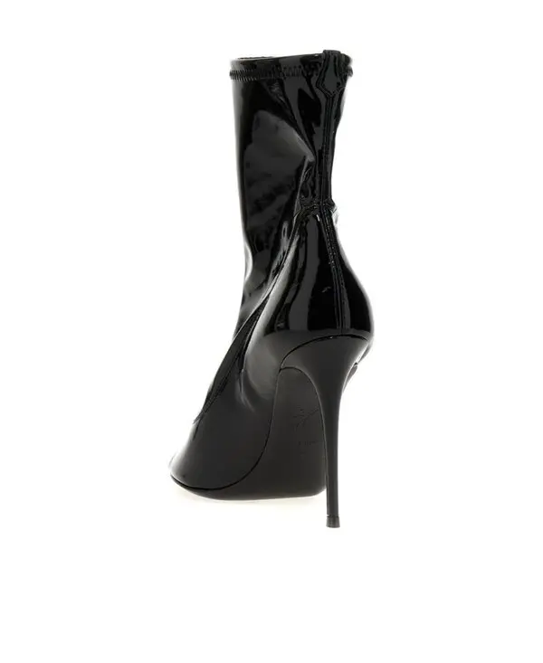 GIUSEPPE ZANOTTI Intriigo Peep-toe Ankle Boots