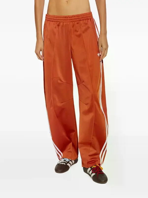 Adidas Logo-embroidered Side-stripe Track Pants