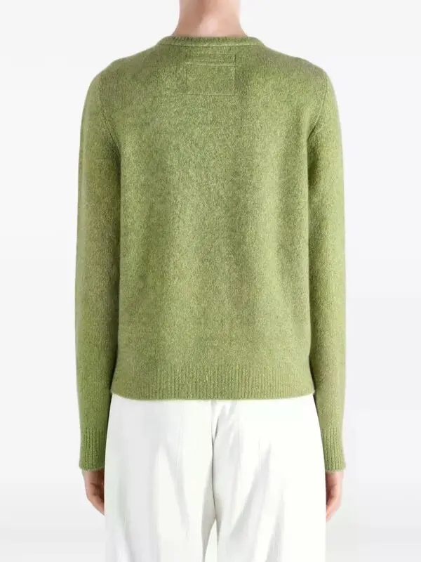 Frenckenberger Zip-up Ribbed-trim Cardigan