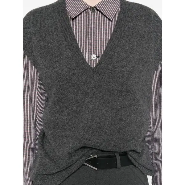 Pinko V-neck Knitted Vest