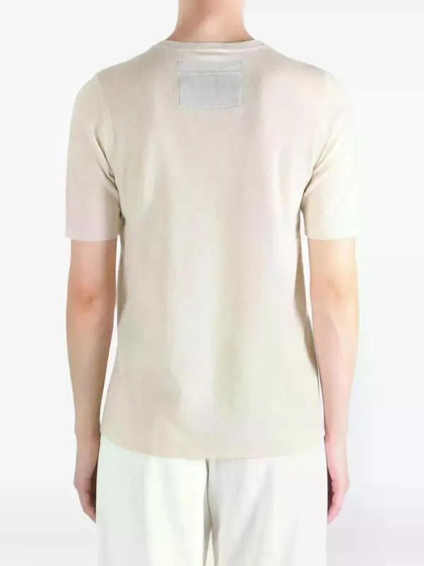 Frenckenberger Fine Knit Crew Neck T-shirt