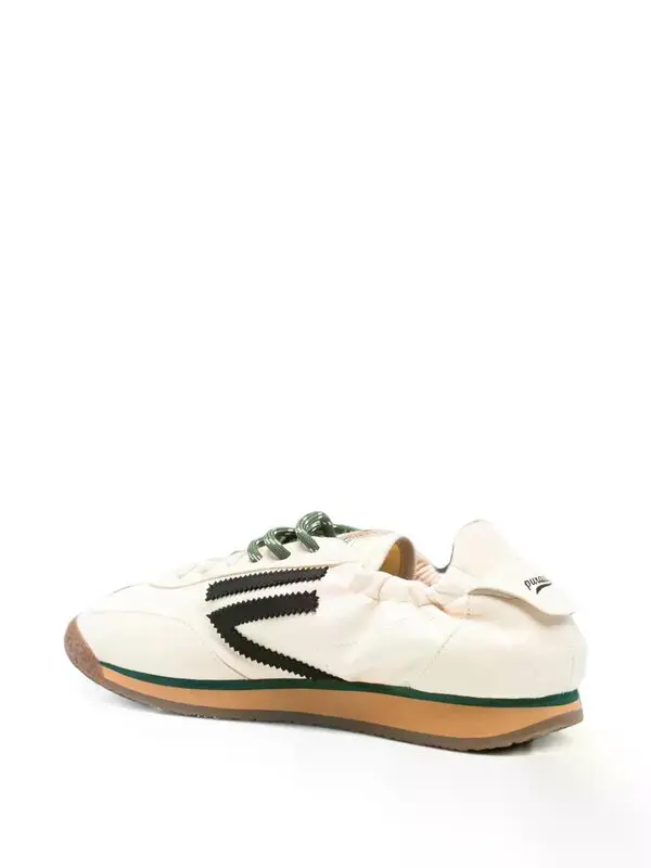 PURAAI Zigzag Patch Elasticated Collar Sneakers