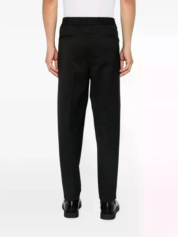 Zegna Pleated Trousers With Elasticated Waistband
